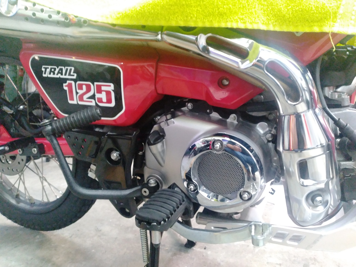 zeta skid plate and different ft rack box | Honda Trail 125 Forum